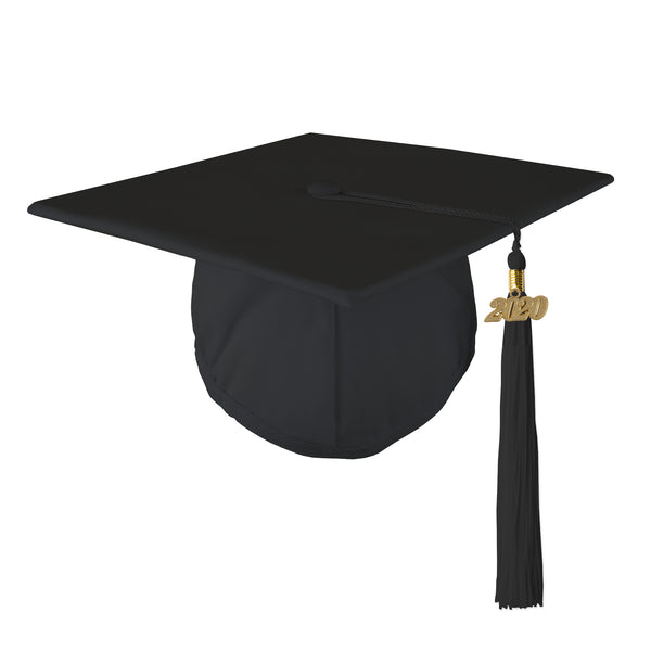 Shiny Cap with 2021 Gold Charm | Class Act Graduation